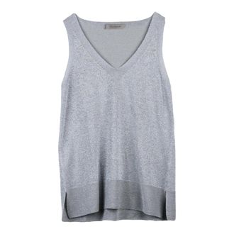 D.exterior V-neck Strickware - - Knitwear - Damen - Grau - S