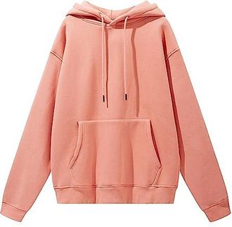 Generic Sweat &agrave; capuche pour homme - Manches longues - Sweat &agrave; capuche - Couleur unie - D&eacute;contract&eacute; - Avec poche - Loisirs - T-shirt de sport &agrave; manches longue