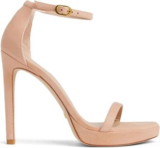Stuart Weitzman Femme, Chaussures, Rose, Taille: 39 1/2 EU Nudist Disco Sandal