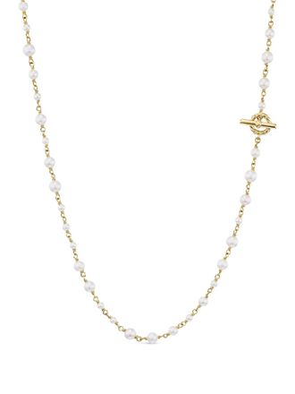 David Yurman collier en or 18ct &agrave; perles