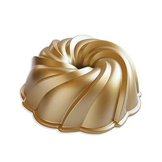 Nordic Ware Moule &agrave; g&acirc;teau Bundt Tourbillon Gold