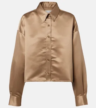 Frankie Shop Hemd Arlen aus Satin