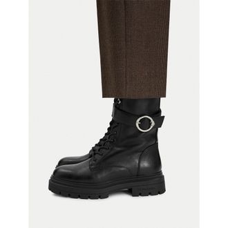 U.S.Polo Association Schn&uuml;rstiefeletten U.S. Polo Assn. EO-SVETA002W/GY1 Schwarz