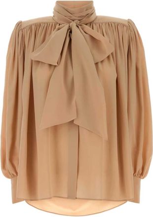 Chlo&eacute; Femme, Blouses et Chemises, Rose, Taille: 38 FR Chemisier en cr&ecirc;pe