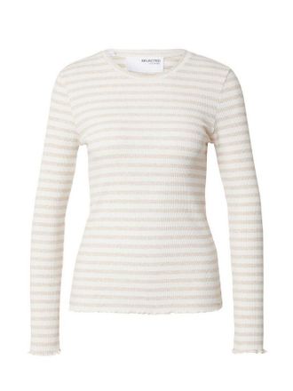 Selected Langarmshirt ANNA (1-tlg) Plain/ohne Details