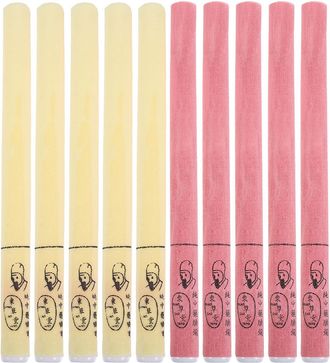 BESPORTBLE JUMPLAWN 10 St&uuml;ck Moxa St&auml;bchen aus Nat&uuml;rlichem Wachs f&uuml;r Sanfte Bauch und Ganzk&ouml;rper Moxibustion mit Aromatherapie Moxibustionszubeh&ouml;r f&uuml;r Nabelbehan