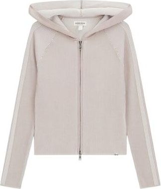 Guess Cardigan c&ocirc;tel&eacute; zipp&eacute; &agrave; capuche