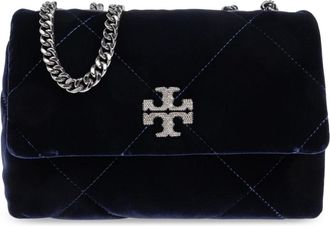Tory Burch Femme, Sacs, Noir, Taille: ONE Size Kira Diamond Small Shoulder Bag
