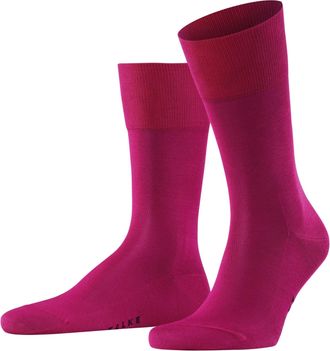 Falke Herren Socken Tiago M So nachhaltige Fil DEcosse Baumwolle einfarbig 1 Paar, Rot Berry 8390, 39-40