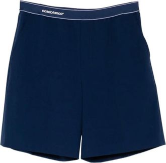 Casablanca Homme, Sous-v&ecirc;tements, Bleu, Taille: M Wool Sports Short