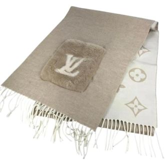Louis Vuitton Pre-owned Vintage Shawl - Femme - Pre-owned - Beige - Taille: ONE Size