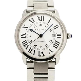 Cartier Montre vintage Pre-owned - Homme - Pre-owned - Blanc - Taille: ONE Size