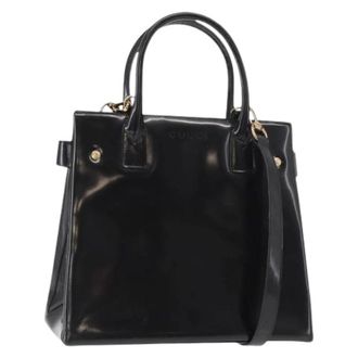 Gucci Sac &agrave; main en toile enduite Pre-owned - Femme - Pre-owned - Noir - Taille: ONE Size