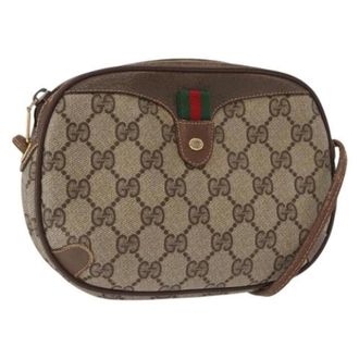 Gucci Sac bandouli&egrave;re en plastique Pre-owned - Femme - Pre-owned - Beige - Taille: ONE Size