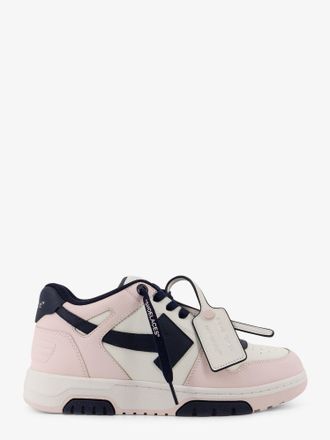 Off-white Out of Office leather sneakers with iconic logo on the side - OFF WHITE - gender_Man