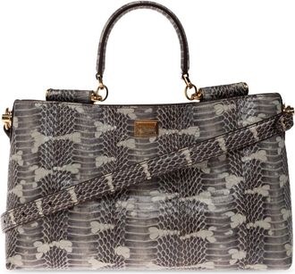 Dolce & Gabbana Vittoria Medium Handtasche - - Bags - Damen - Grau - ONE SIZE