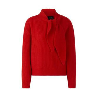 Marc Cain Pull avec lien - Femme - Pulls - Rouge - Taille: 42 FR