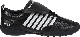 Dsquared2 Low-Top Sneaker - Soccer Lace-up Low Top Sneakers Black - Gr. 40 (EU) - in Schwarz - für Damen