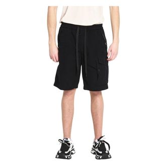 Dolce & Gabbana Homme, Shorts, Noir, Taille: M Drawstring Cargo Shorts