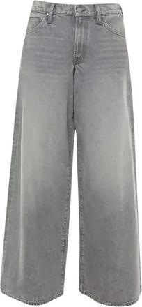 Mother Femme, Jeans, Gris, Taille: W25 Wide Jeans