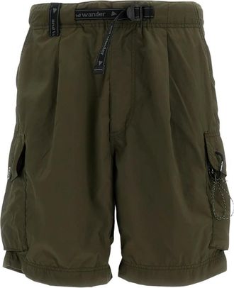 And Wander Homme, Shorts, Vert, Taille: M Cargo Shorts