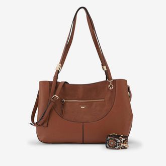 Lollipops Grand sac shopper cognac Raven