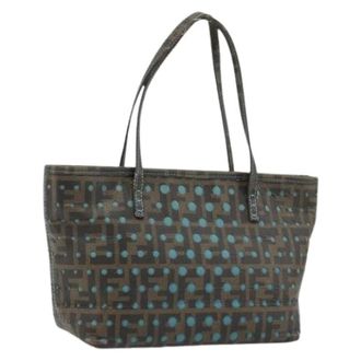 Fendi Sac cabas Pre-owned en plastique - Femme - Pre-owned - Brun - Taille: ONE Size