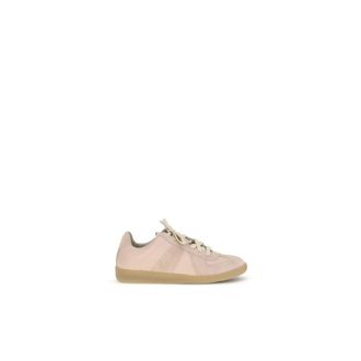 Maison Margiela Femme, Chaussures, Rose, Taille: 38 1/2 EU Bos Taurus Low Top Baskets