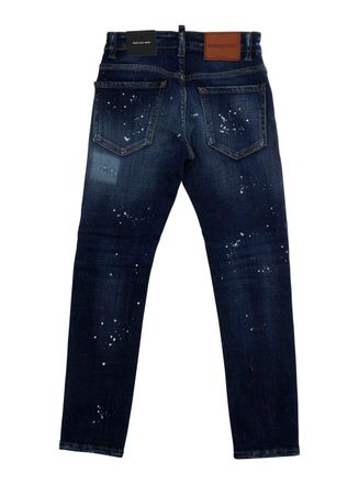 Dsquared2 Boys Jeans Blue Cotton Trousers