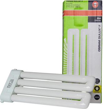Osram Kompaktleuchtstofflampe DULUX F, 36 Watt, 2G10 EEK A