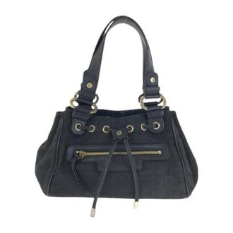 Bulgari Pre-owned Logo Mania Canvas Leather Handbag - - Pre-owned - Damen - Schwarzk - ONE SIZE