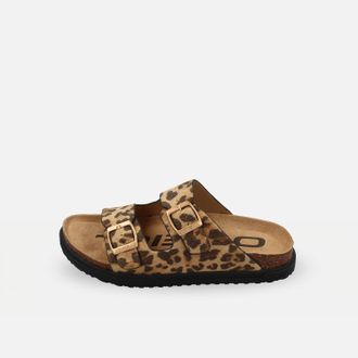 O'Neill Sandale ONEILL SANDY SLIDER WOMEN LOW, Damen, Gr. 36, leopard, Synthetik, Schuhe Sandale