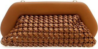 Themoirè Clutches - Large Braided Leather Clutch - Gr. unisize - in Braun - für Damen