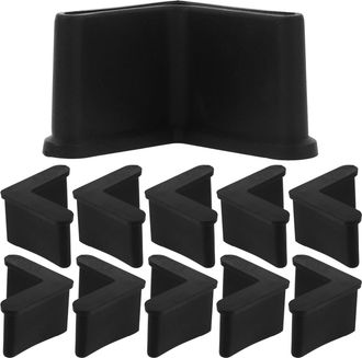 Hemobllo Alipis 20 St&uuml;ck rutschfeste Gummif&uuml;&szlig;e f&uuml;r M&ouml;belbeine 35X35mm M&ouml;belbeinkappen Dreieckig Bodenschutz M&ouml;belgleiter f&uuml;r St&uuml;hle und Tische Schwarzer M&ouml;belg