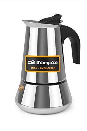 Orbegozo Cafetera de Acero INOX - KFI 260 2 TAZAS