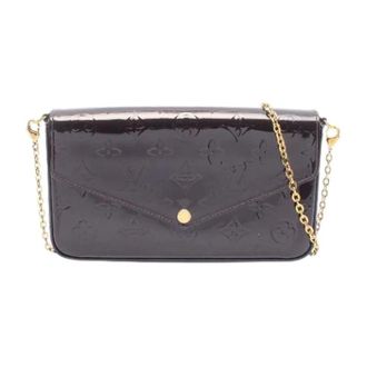 Louis Vuitton Pre-owned Pochette Felicie Monogram Vernis Schultertasche - - Pre-owned - Damen - Lila - ONE SIZE