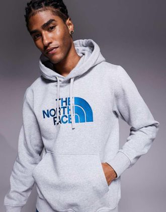 The North Face Drew Peak - Kapuzenpullover in meliertem Hellgrau