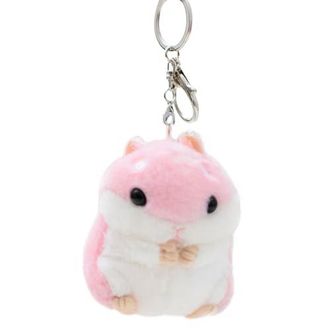 Generic Porte-cl&eacute;s hamster | Porte-cl&eacute;s doux et mignon | Pendentif en forme de cl&eacute; de dessin anim&eacute;, breloque hamster en peluche pour sac &agrave; main, sac, sac &agrave; ma