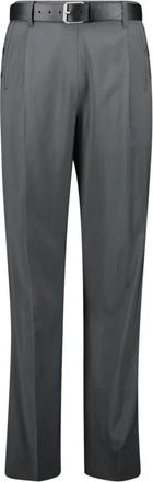 Moschino Femme, Pantalons, Gris, Taille: 36 FR Pantalon Ville Gris Laine Printemps-&Eacute;t&eacute; 2025