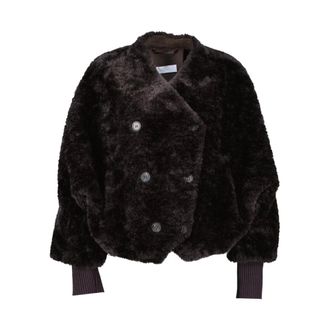 Am&eacute;lie & Am&eacute;lie Veste Mackaya - Femme - Vestes - Brun - Taille: ONE Size
