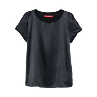 Marina Rinaldi Femme, Tops, Bleu, Taille: 42 FR T-Chemises