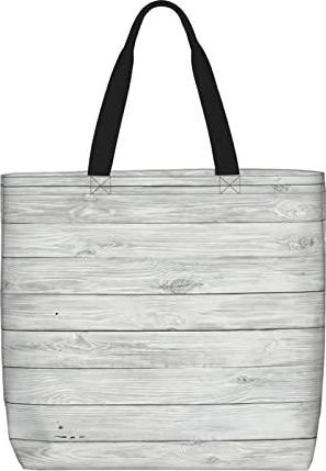 Generic Sac De Courses Planche En Bois De Ferme Sac Enfant Lavables Pliable Sacs &Agrave; Main, Pour Shopping, Femmes, Burea, Voyage