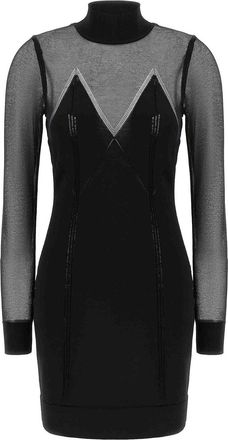 Elisabetta Franchi Robe Au Genou - Noir