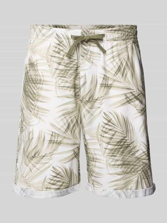 Tom Tailor Denim Relaxed Fit Bermudas aus Leinen-Baumwoll-Mix