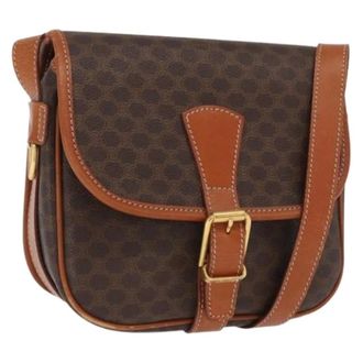 Celine Sac bandouli&egrave;re en plastique Pre-owned - Femme - Pre-owned - Brun - Taille: ONE Size
