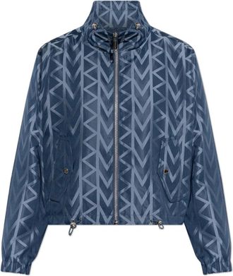 Michael Kors Femme, Vestes, Bleu, Taille: 36 FR Veste zipp&eacute;e &agrave; logo Mk2000