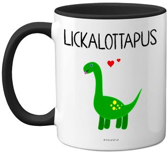 Stuff4 Lickalottapus-Dinosaurier-Tasse f&uuml;r Lesbische Geschenke f&uuml;r Freundin - Jahrestagstasse, Geburtstagsgeschenk f&uuml;r sie, Valentinstag, LGBT, Schwule, Lesb