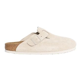 Birkenstock Boston Soft Suede Clogs - - Shoes - Herren - Beige - 41 EU