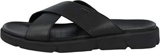 Geox Homme U Xand 2S C Sandales, Black, 40 EU