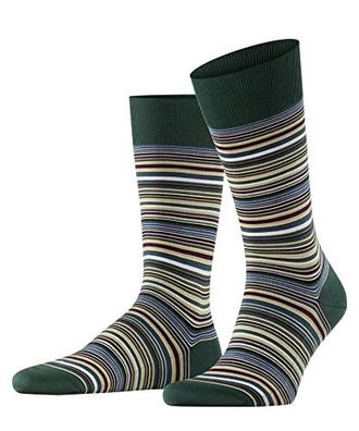Falke Microblock M So coton fantaisie 1 paire, Chaussettes Homme, Vert Hunter Green 7441, 43-44